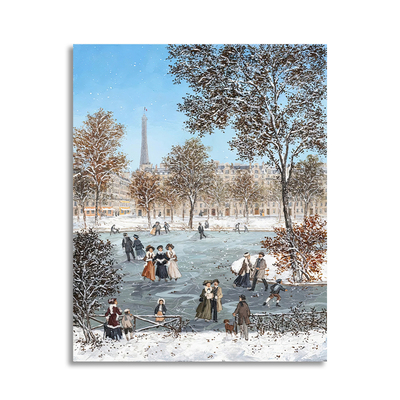 【一口价】巴黎铁塔欧美Fabienne Delacroix装饰画挂画复刻版画芯