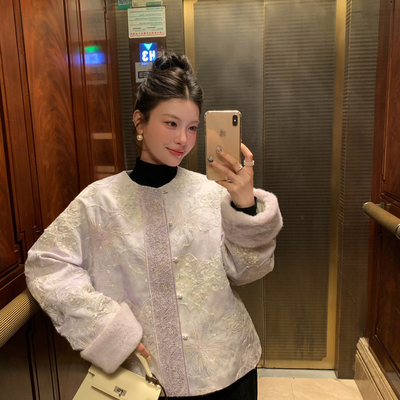 IN MOSAIC(REMAIN)-上新重工刺绣国风新中式保暖羽绒服外套256870