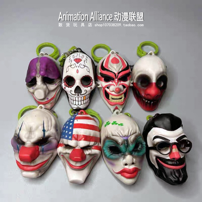 小丑面具盲盒盲袋挂件手办