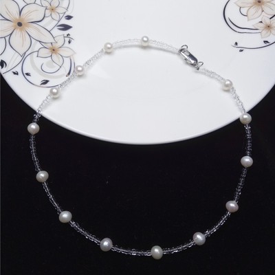 新品满天星项链天然淡