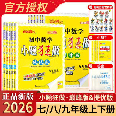 小题狂做七八九年级下册上册