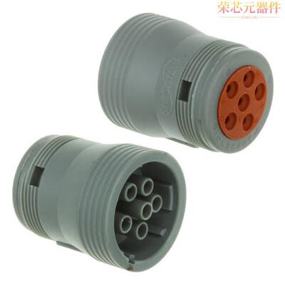 AHD16-6-12S原装「CONN PLUG HSG FMALE 6POS INLINE」正品