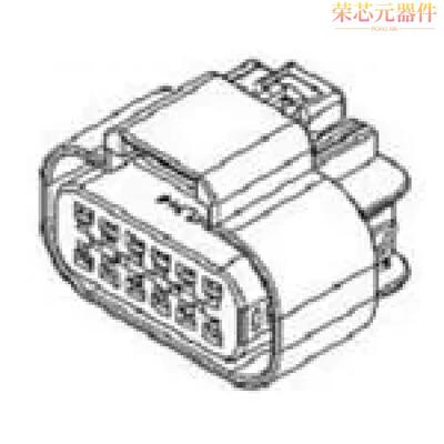 13530777原装「汽车连接器 12P FM BLK CON ASSY GT 1