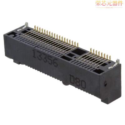 1759547-1原装「mPCI-E mSATA 0.8mm P数:52」正品