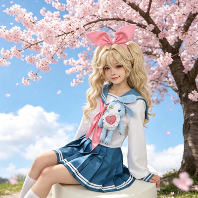 蛋仔派对桃乐丝小女孩学生萝莉cos服成人儿童二次元cosplay连衣裙
