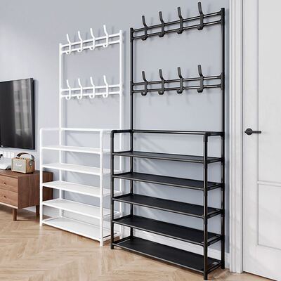 Shoe Rack Aluminum Metal Standing Shoe Rack DIY Shoes Shelf