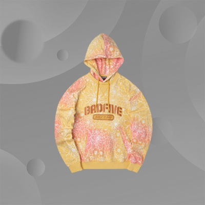 中国李宁情侣帽衫 BAD FIVE反伍怒放宽松潮流涂鸦连帽卫衣AWDPA93