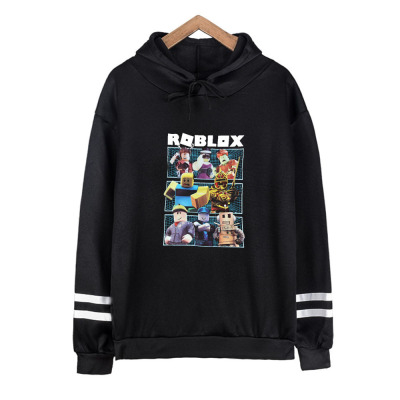游戏Roblox周边卫衣时尚连帽衫街头潮流加绒外套男女