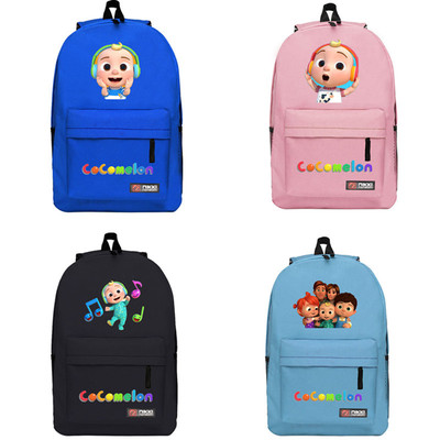CoCoMelon JJ小男孩双肩包跨境新款旅行背包学生书包尼龙帆布包
