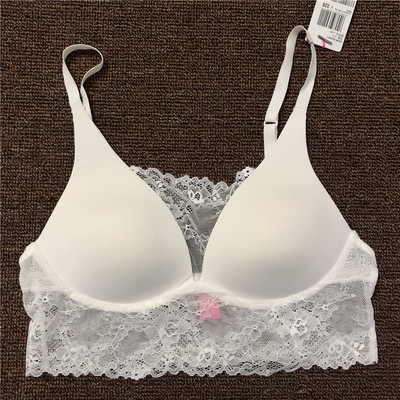 三色薄杯无钢圈蕾丝性感女士内衣