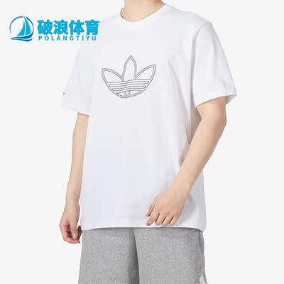 阿迪达斯正品男子运动T恤