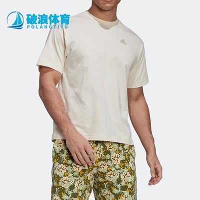 阿迪达斯正品男子运动短袖