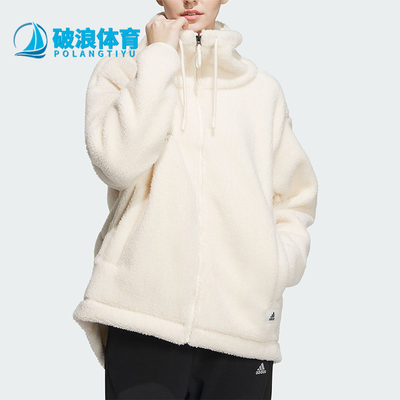 阿迪达斯正品女子加绒外套