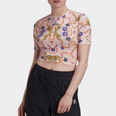 阿迪达斯三叶草女子运动短袖