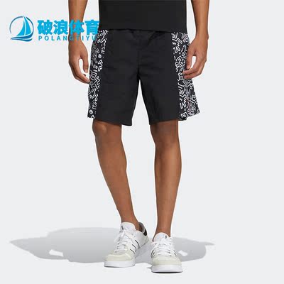 Adidas/阿迪达斯男子涂鸦短裤