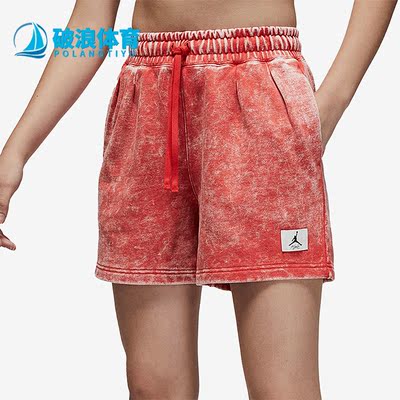 耐克女子水洗做旧运动短裤