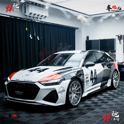 奥迪rs4旅行车改装饰贴纸奥迪rs3/rs6瓦罐车拉花蔚来ET5赛车车贴
