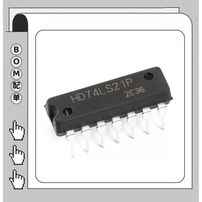 HD74LS21P4输入端双与门DIP-14