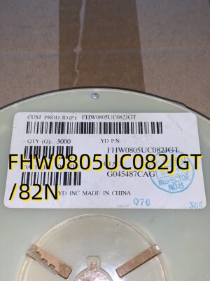 FHW0805UC082JGT/82N 06+(Pb) 绕线型片式电感器 原装现货