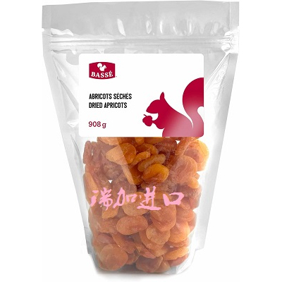 新品包邮加拿大Basse Apricots无添加糖天然杏干908克多种可选