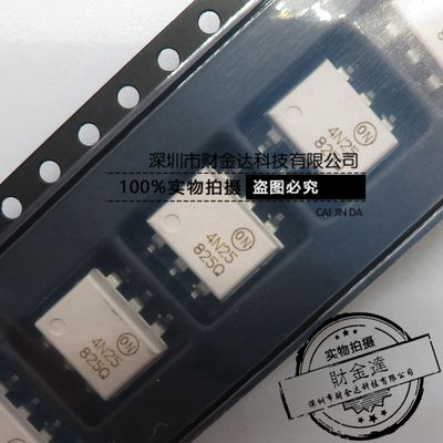 4N25 4N25SR2M光电光耦 光隔离器 有基极的晶体管输出 贴片SOP-6