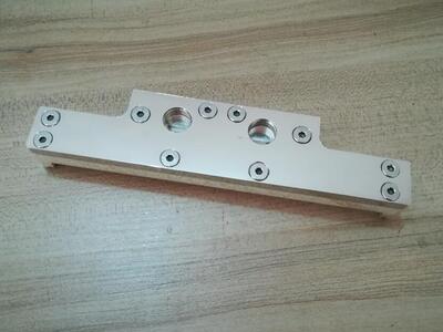 定做 微星MSI MEG X399 TR4 CREATION创世板主板供电水冷头 全铜