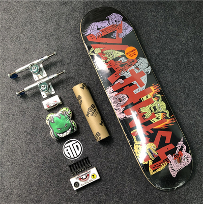 deathwish滑板专业组装8.0丧尸双翘independent支架spitfire轮子
