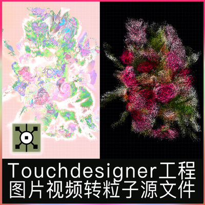 TouchDesigner图片转粒子工程