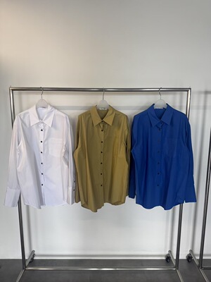 韩国东大门2025秋季新品Tempting时尚百搭休闲宽松衬衫