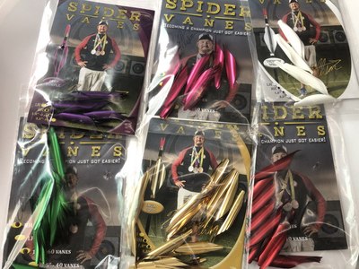 旋羽蜘蛛旋羽SPIKER射箭箭羽