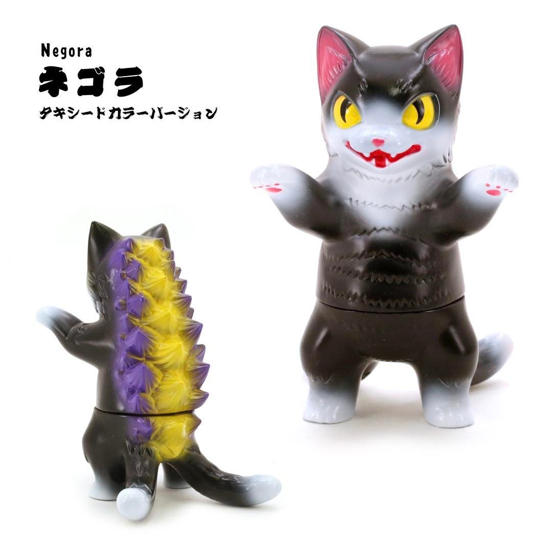 sofubi|小夏屋 konatsuya-猫吉拉 Tuxedo燕尾服猫宾士猫_虎窝淘