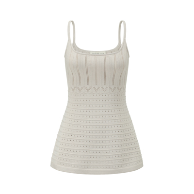 SWAYING/KNIT 镂空纹理吊带背心 SW26PF1T01