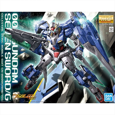 现货 万代 MG 1/100 七剑00 高达 七剑 GUNDAM 00 OO拼装模型