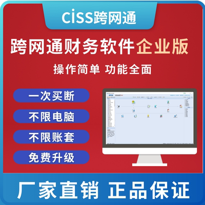 财务软件不限账套跨网通记账