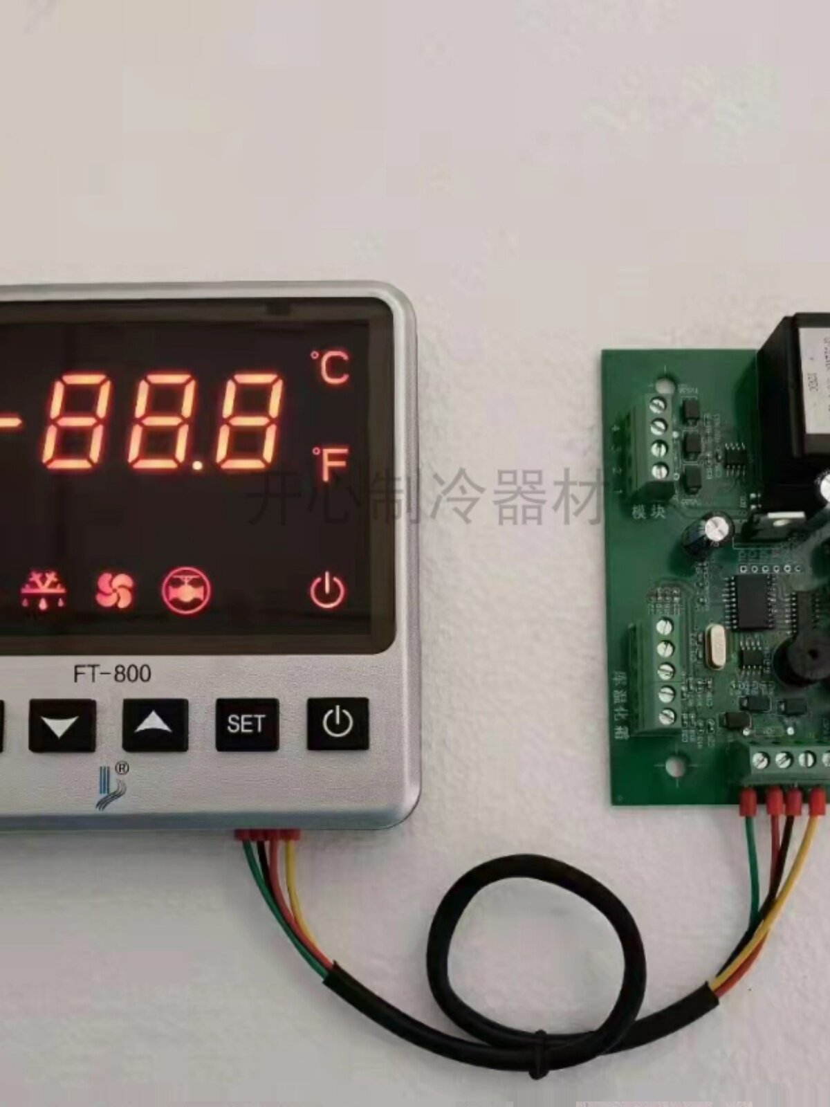 冷库电控箱分体温控器FT800制冷化霜风机水泵电磁阀传感器双探头