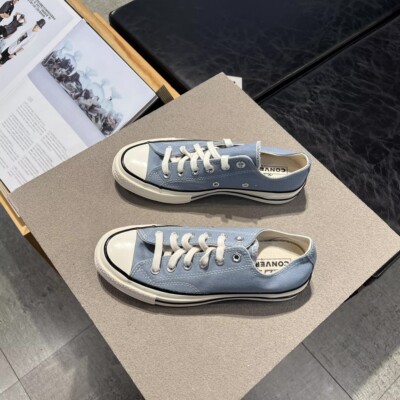 匡威高低帮1970s雾霾蓝帆布鞋