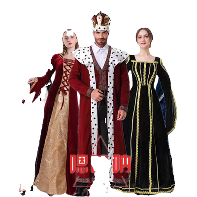 万圣节国王皇后宫廷长裙