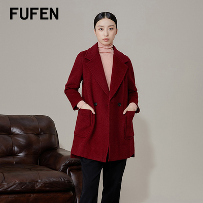 福芬毛呢外套FUFEN百搭