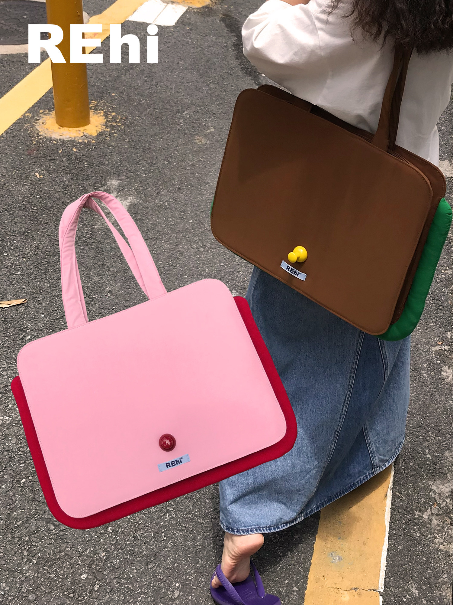 Rehi叮住灵感小众电脑包14寸Macbook16寸笔记本包女包_虎窝淘