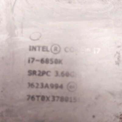 议价i7-6850k处理器，测试不了，件，有点使用痕迹，功能可维修