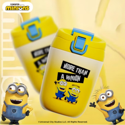 小黄人CBH010231大眼萌系列拼接咖啡杯保温杯高颜值实用送礼福利