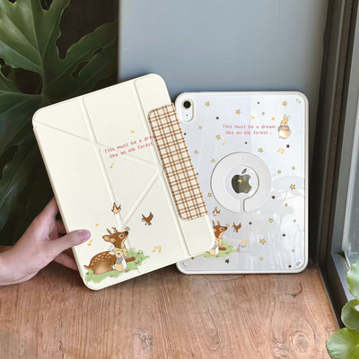 苹果iPad磁吸透明背板防摔壳