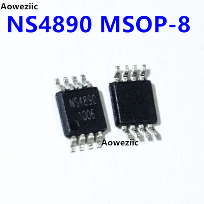 10个 NS4890 MSOP-8 单声道AB类音频功率放大器芯片1.5W 全新原装