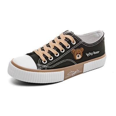 匡鞋子经典帆布鞋学生男女生小熊运动鞋刺绣休闲鞋运动鞋1970