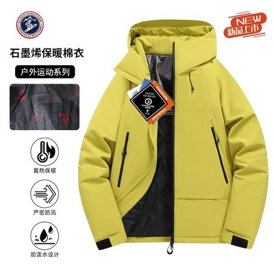 T纯色冬季情侣冲锋衣外套棉服户外2539