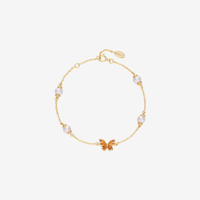 「新品」Fellala/翡拉拉「蝴蝶」设计手链时尚轻奢高级官方女首饰