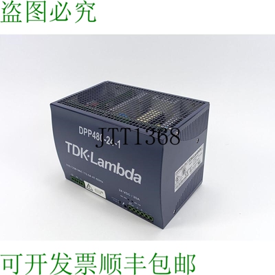 Tdk-Lambda Dpp480-24-1 DIN 导轨安装电源 24V 20A