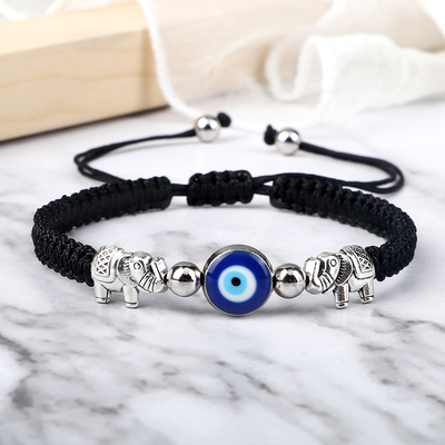 New Turkish Evil Eye Bracelet For Women Men Lucky Braided