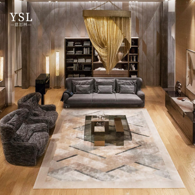 Visionnaire复古风真皮沙发Retro-style living room sofa