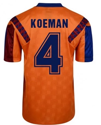 90 92 Retro Away Barcelona Stoichkov KOEMAN Classic Jersey